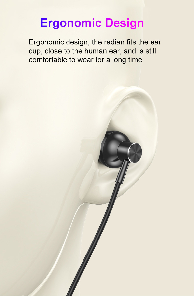 Neck-Mounted Bluetooth Earphone Sports Wireless Headphone Bluetooth 5.2 ...