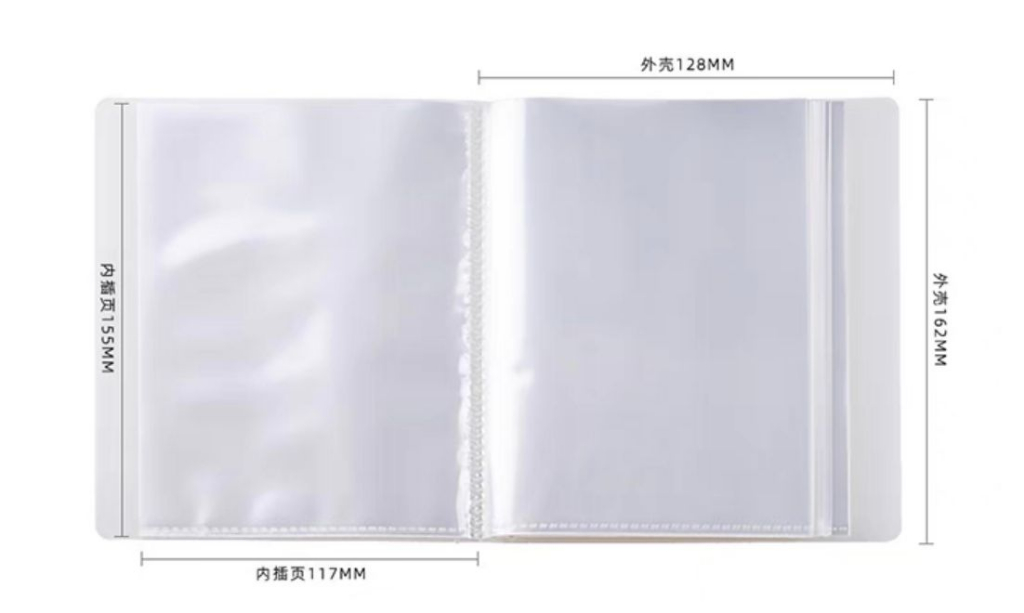 Ohaya ins Frosted 40 Card Slots 4R Photo Album Card Postcard Storage ...