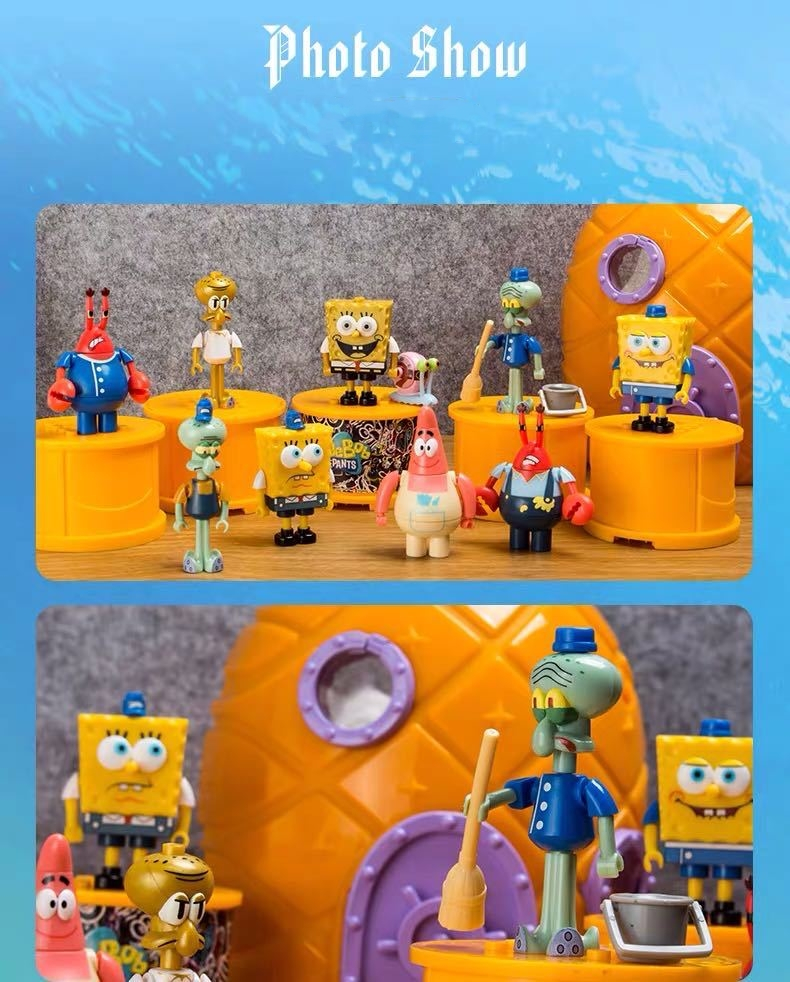 20th Anniversary SpongeBob Squarepants nickelodeon Building Blocks ...