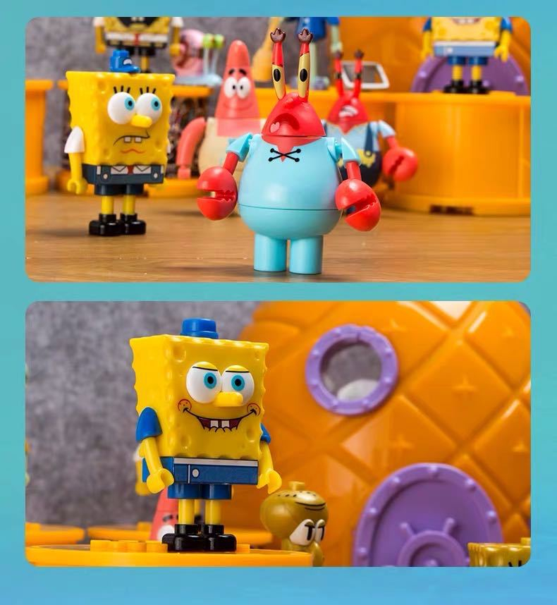 20th Anniversary SpongeBob Squarepants nickelodeon Building Blocks ...