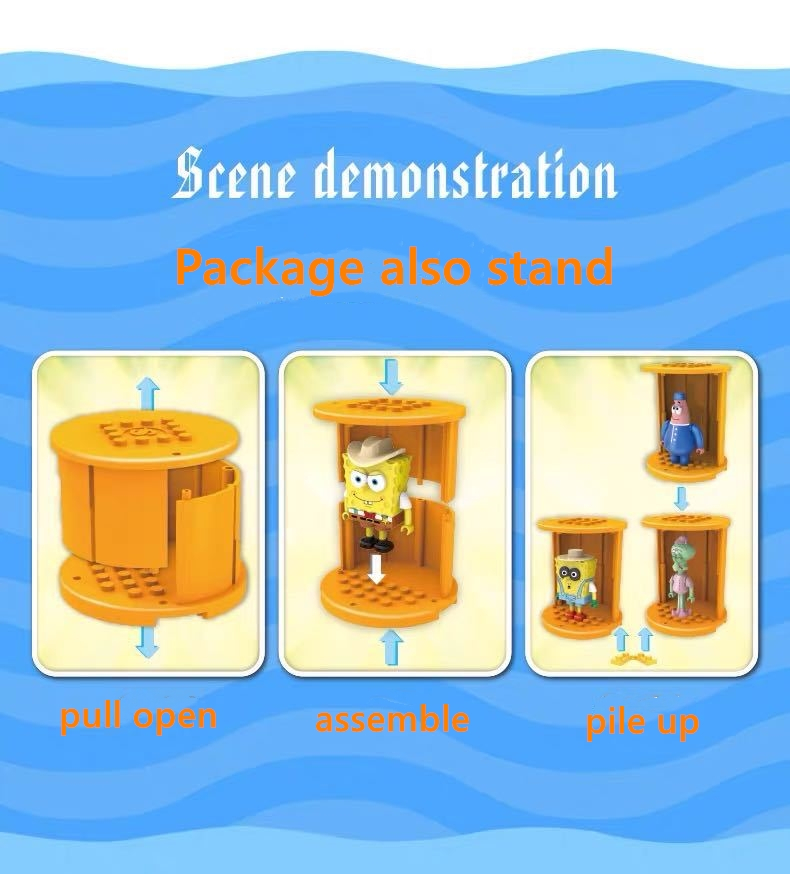 20th Anniversary SpongeBob Squarepants nickelodeon Building Blocks ...