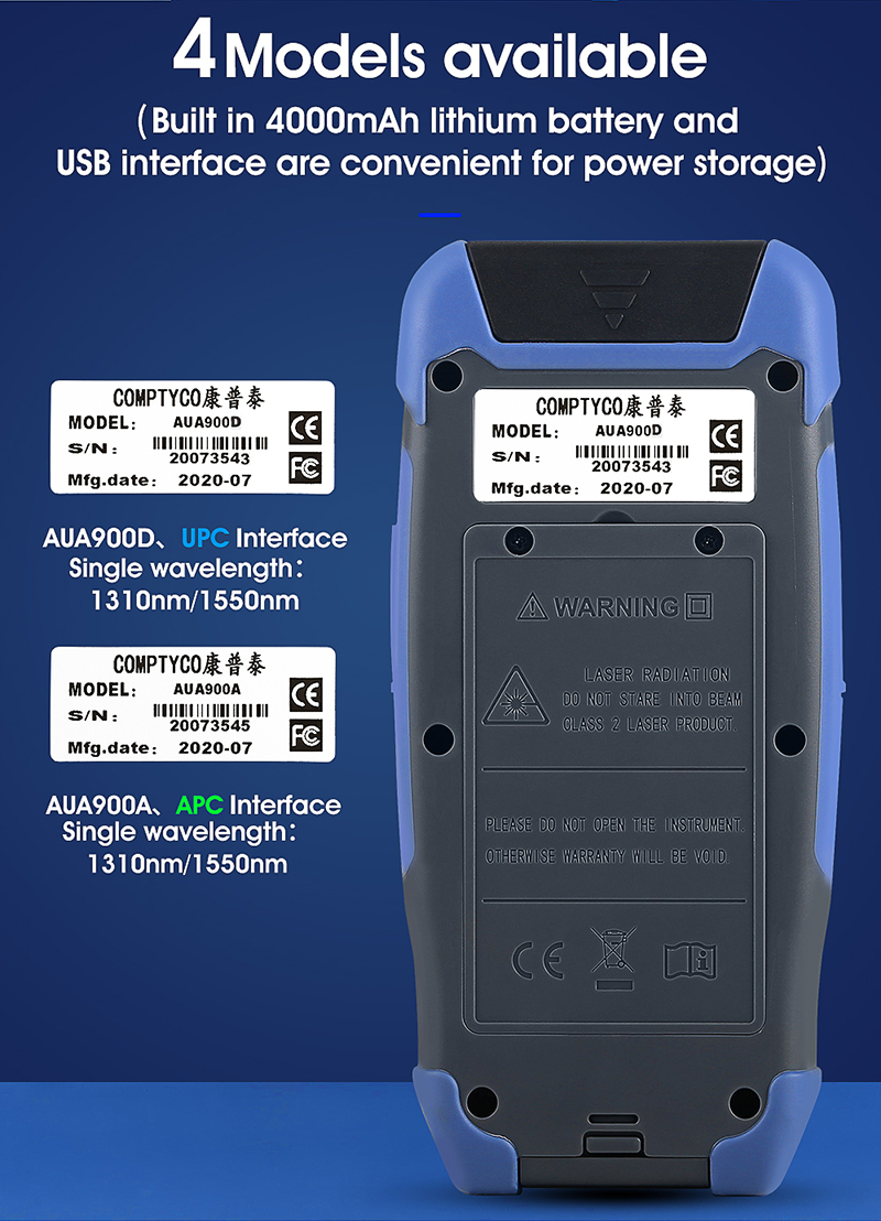 Mini pro OTDR Reflectometer 9 functions in 1 device OPM OLS VFL Event ...