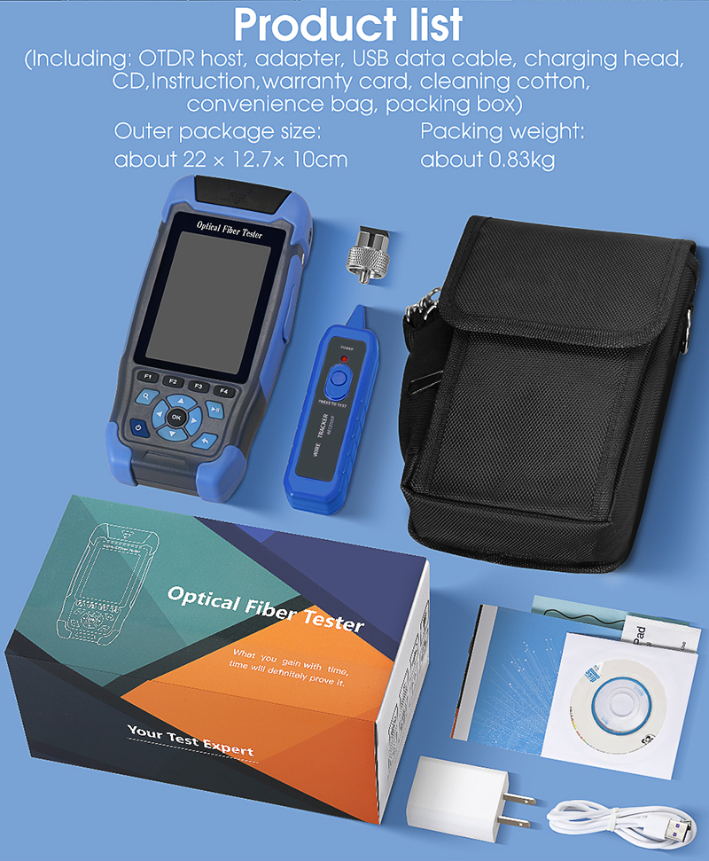 Mini pro OTDR Reflectometer 9 functions in 1 device OPM OLS VFL Event ...