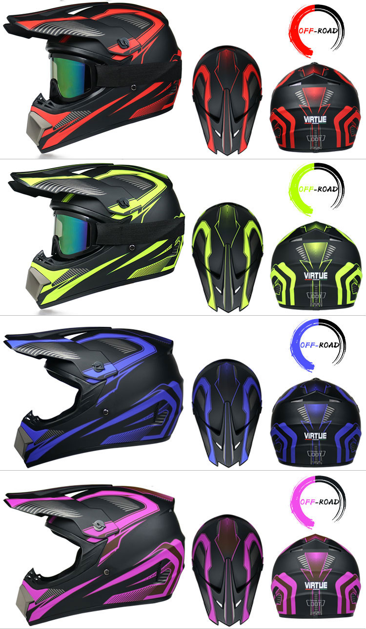 Motorcycle helmet motorcross off-road helmets ATV Dirtbike downhill ...