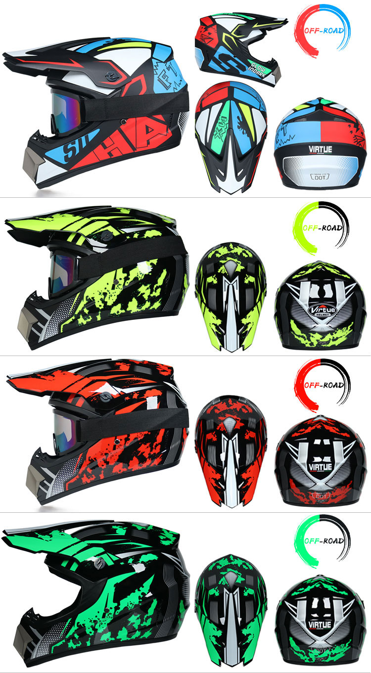 Motorcycle helmet motorcross off-road helmets ATV Dirtbike downhill ...