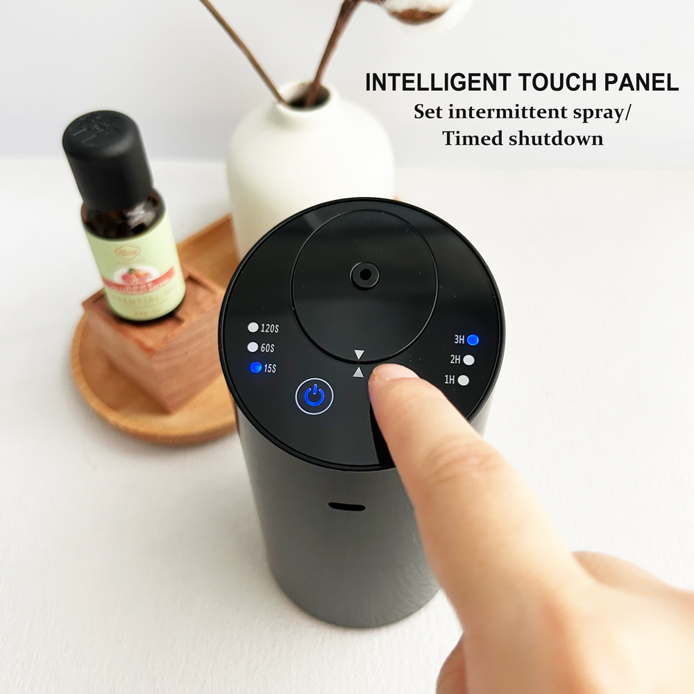 Portable Aromatherapy Diffuser chargeable Car Essential Nebulizer,Anti-dumping Waterless ...