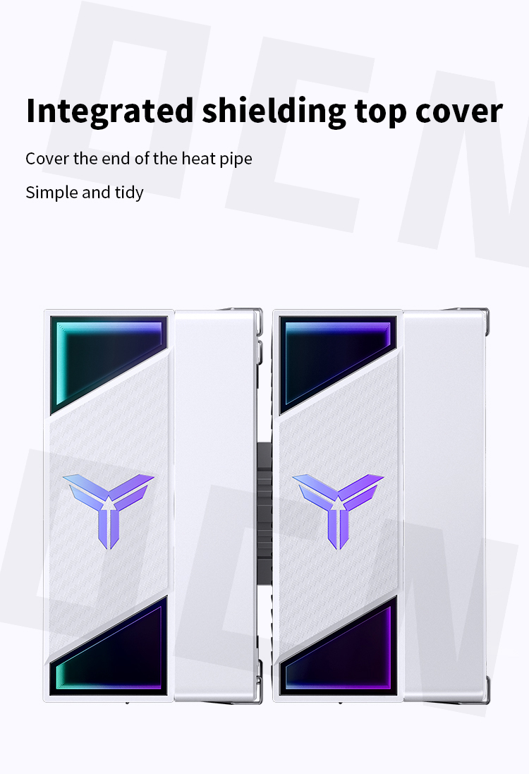 Jonsbo CR-3000 7 heat pipe dual tower CPU cooler 5V 3Pin ARGB 12cm silent fan CPU air-cooled ...