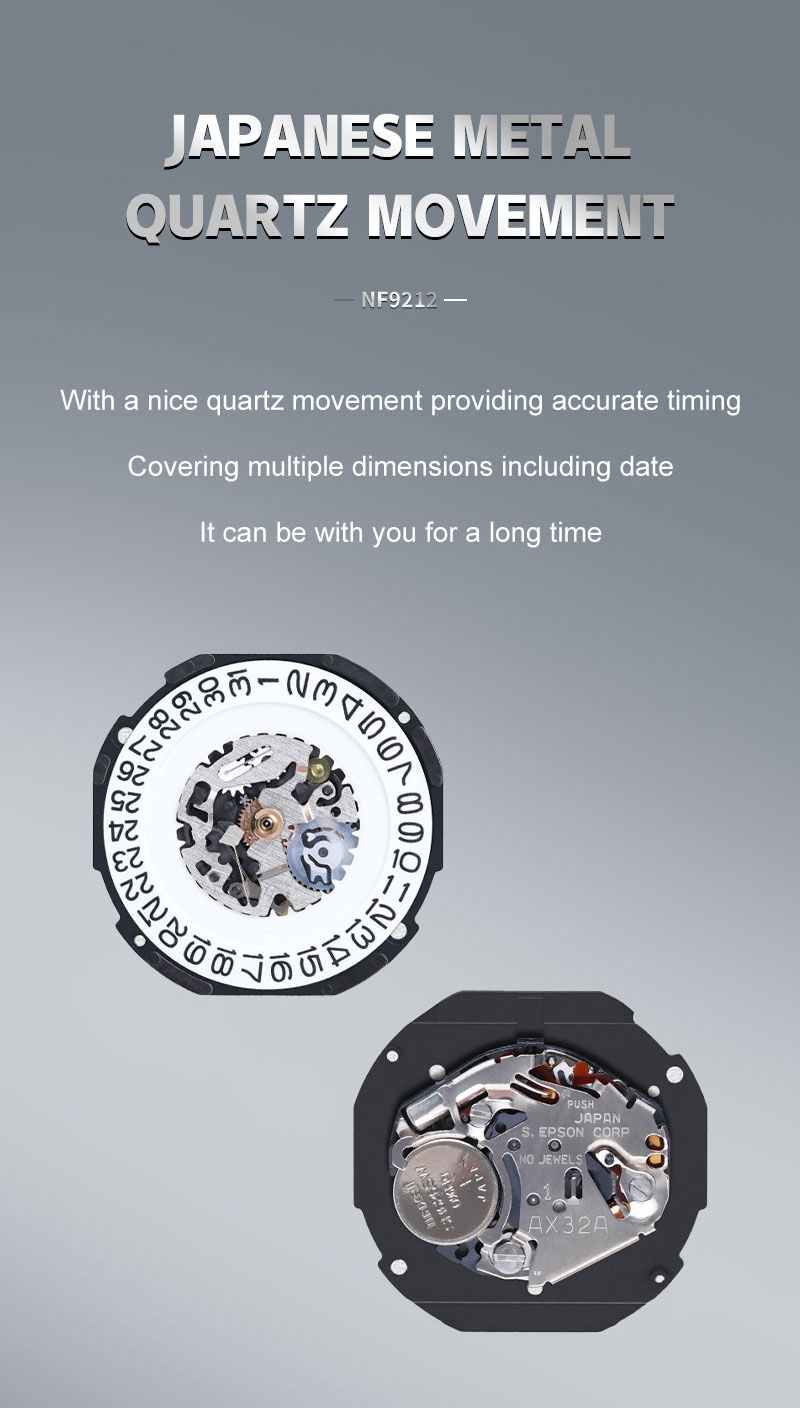 NAVIFORCE 9212 Watch Fashion Business Black Casual Watch For Men ...
