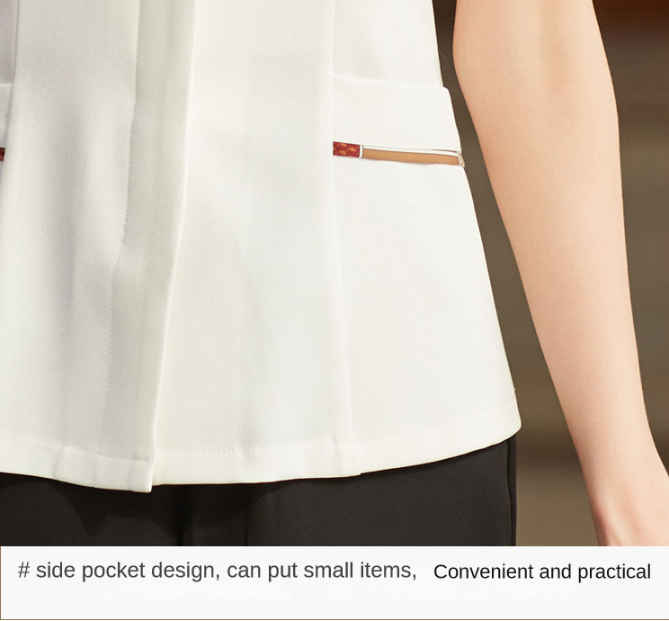 Waiter work clothes short-sleeved restaurant hotel catering work ...