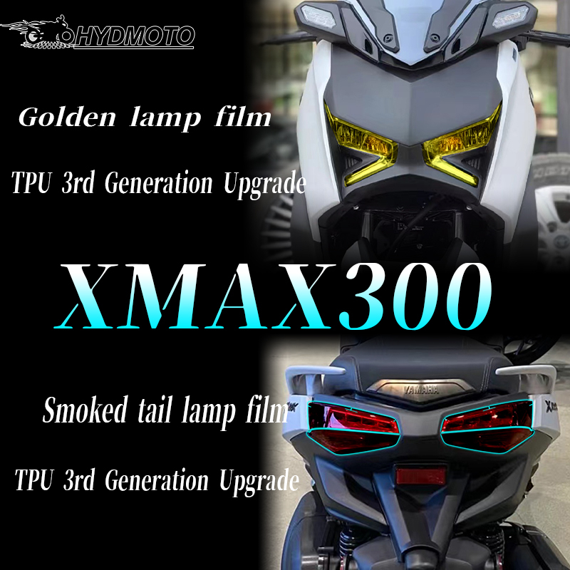 For Yamaha XMAX300 headlight tail light film rearview mirror film ...