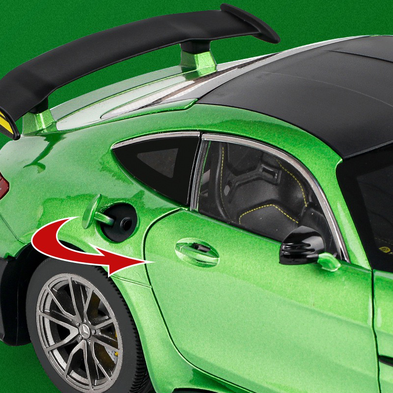 【RUM】1:18 Scale Benz AMG GTR Alloy Car Model Light & Sound Effect ...