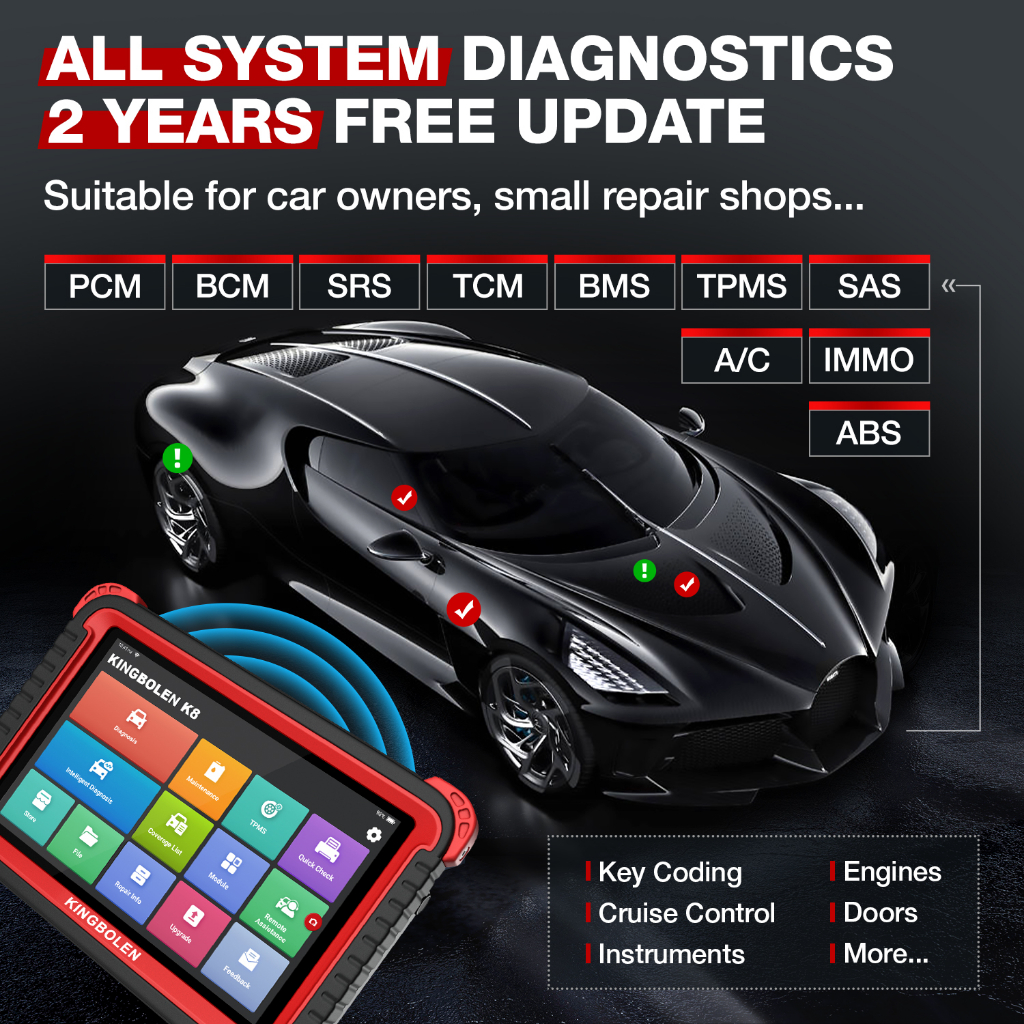 【2023 Version Proton Perodua】 KINGBOLEN K8 All System Diagnostic Scan ...