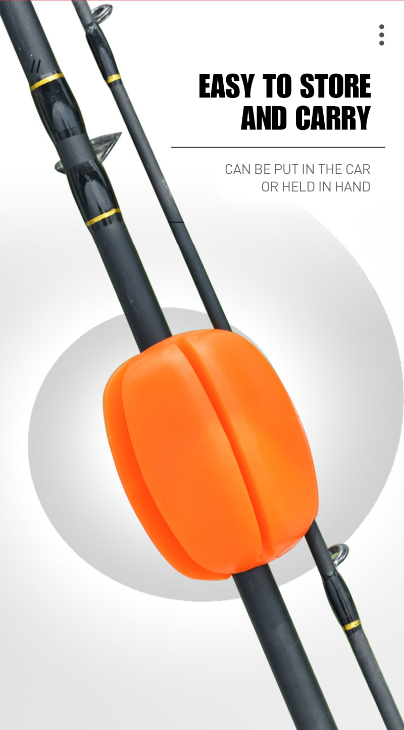 SEASIR Fishing Rod Fixed Ball Silicone Rod Ball Protection Anti ...