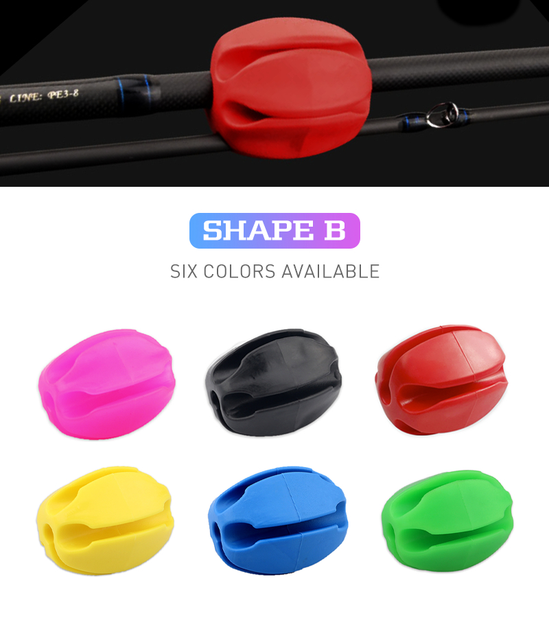 SEASIR Fishing Rod Fixed Ball Silicone Rod Ball Protection Anti ...