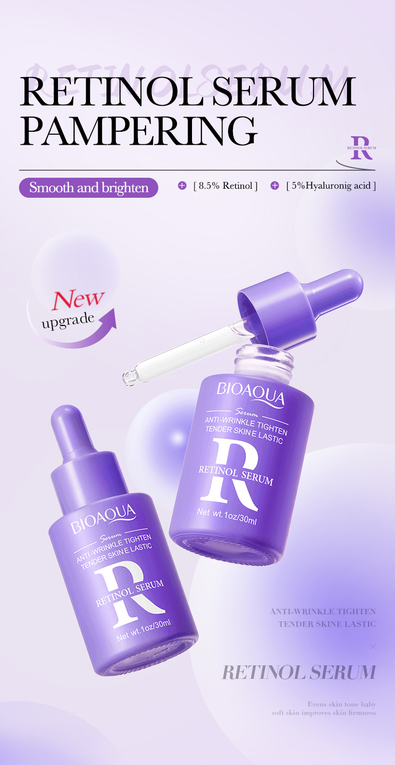 BIOAQUA Retinol Facial Serum Moisturizes, Firms, Brightens Facial ...