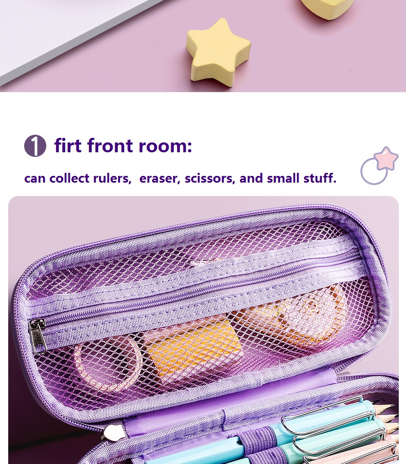 Pencil Box 3D Cartoon Unicorn Cute Pencil Case School Stationery Box ...