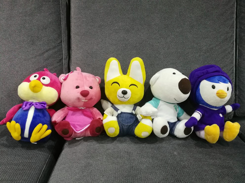 Korea Cartoon Pororo Stuffed Plushie Toys Little Penguin Petty Eddy ...