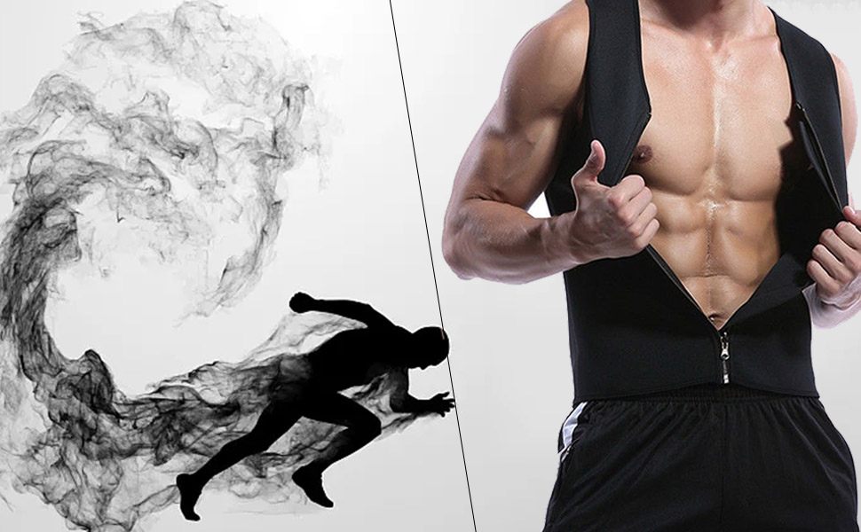 NEW Manson Gynecomastia Compress Zipper Vest, Compression Shirt Men ...