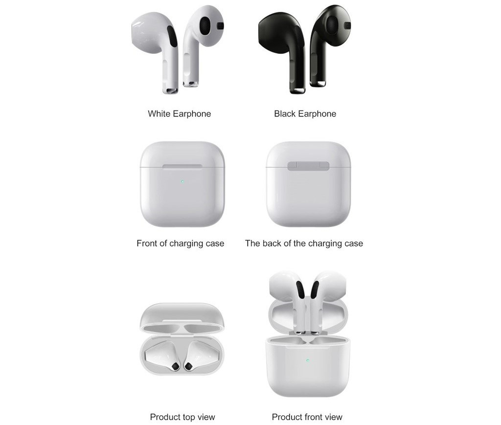Original Pro4 Bluetooth Earphone With Mic Headphone Mini In-Ear For ...