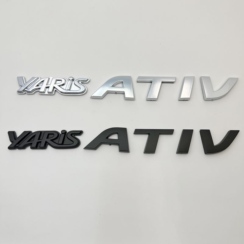 ABS Chrome Yaris Ativ Logo For Toyota Yaris Ativ AC100 2022 2023 Car ...