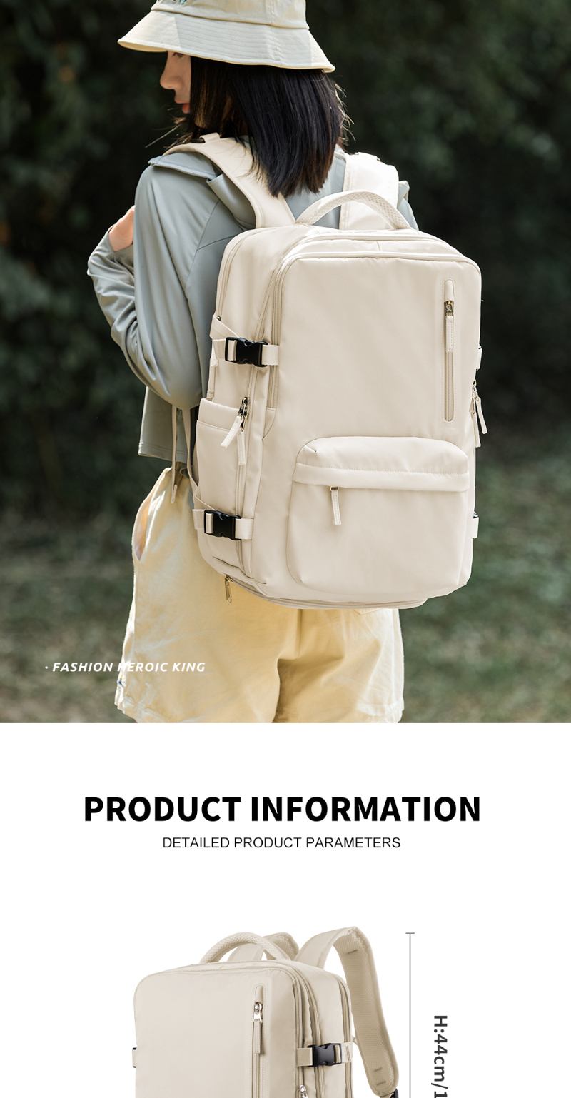 MOYYI travel backpack, school bag, flight-approved waterproof large-capacity backpack, hiking ...