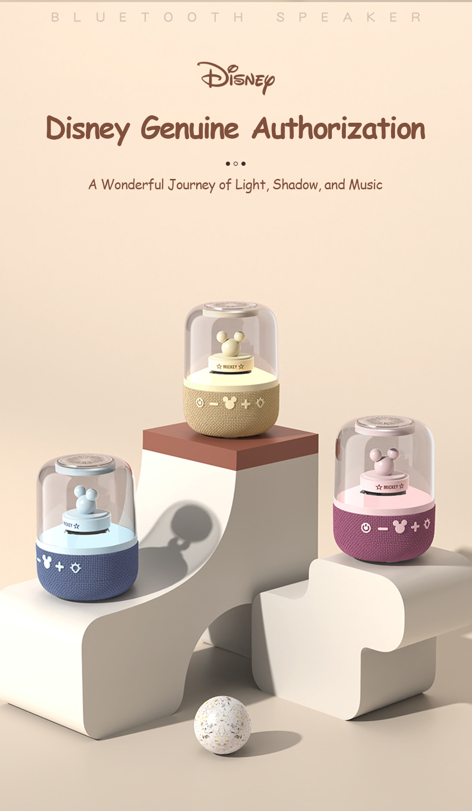 Disney S6 Portable Hifi Bluetooth Wireless Speaker Waterproof USB ...