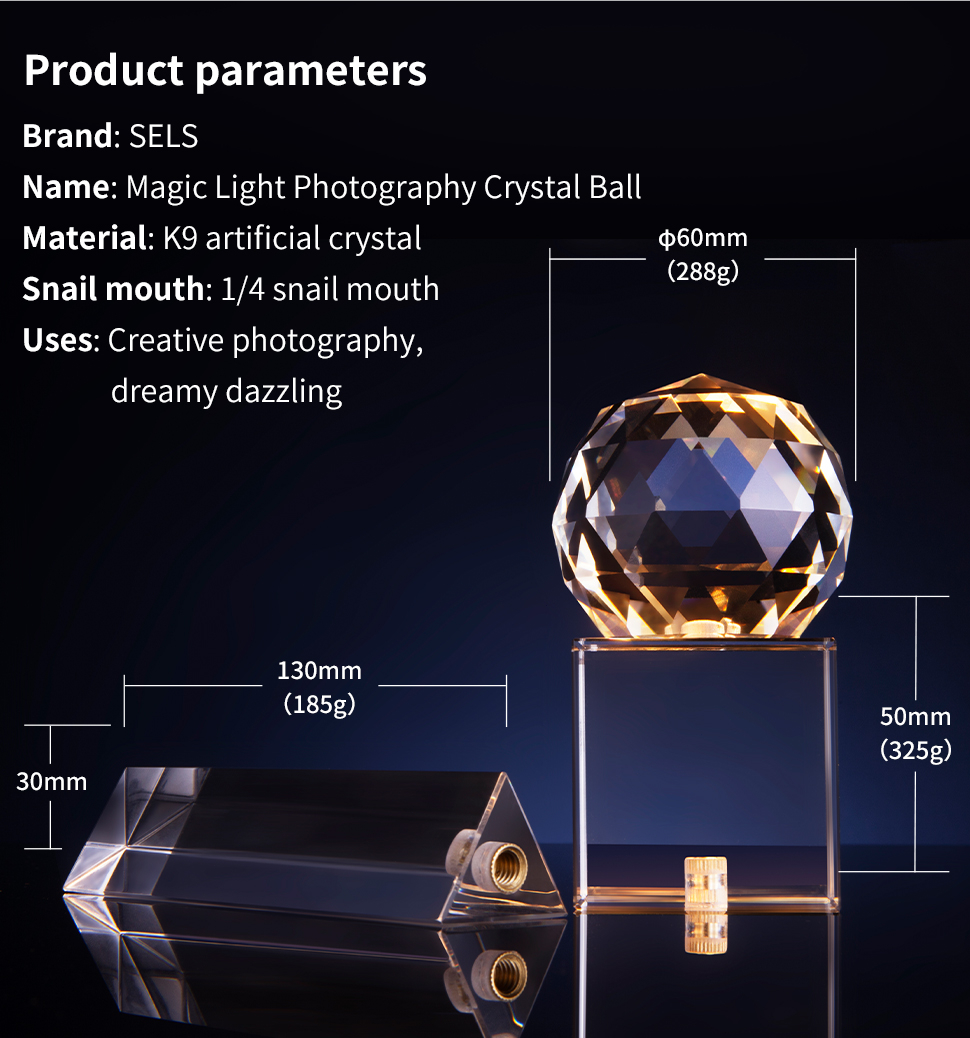 Selens Photography Props Optical Glass Prism Glare RGB Dispersion ...