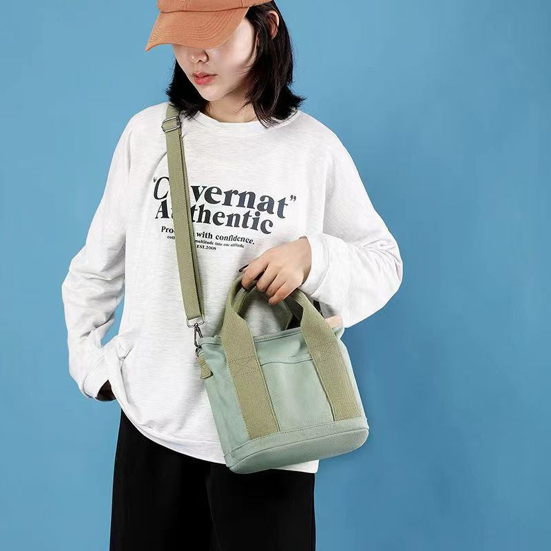 Canvas Bag Japanese Style Bag Tote Bag Lunch Female Detachable ...