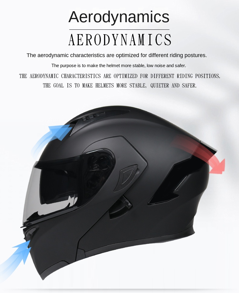 Double lens flip over motorcycle helmet | Shopee Malaysia