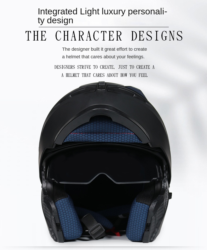 Double lens flip over motorcycle helmet | Shopee Malaysia