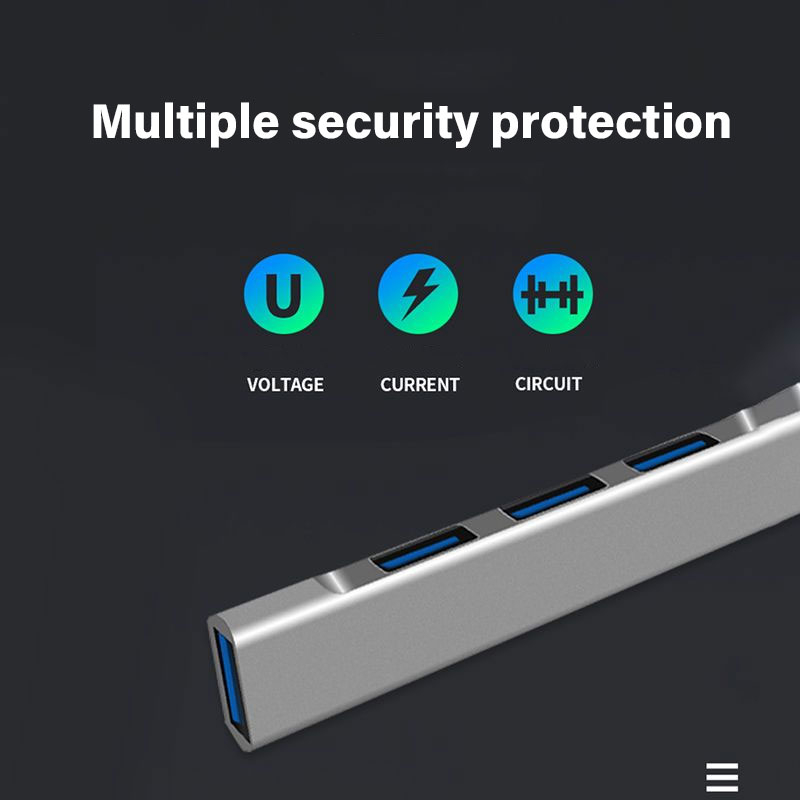 Car mounted USB extension splitter plug with multiple ports, car ...