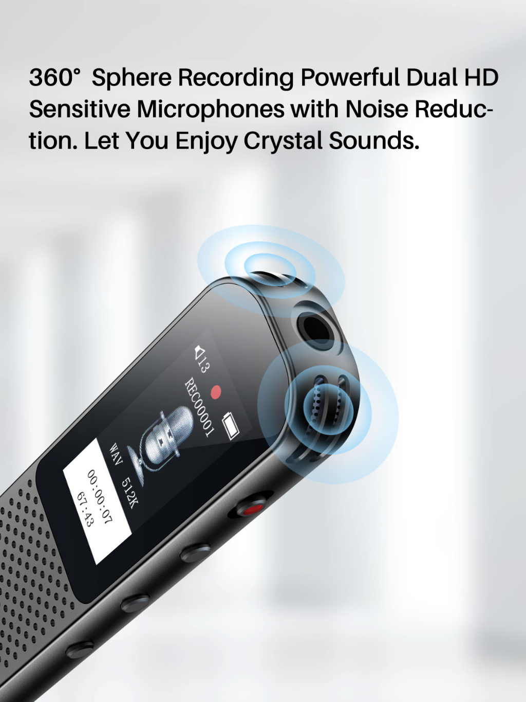 FAAEAL BENJIE K9 Mini Digital Voice Sound Recorder Audio 32G USB Pen ...