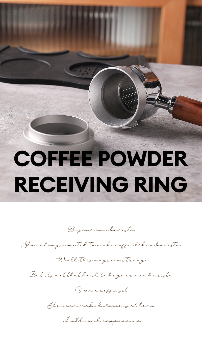 SWEEJAR 51/58mm Magnetic Bean Brewing Bowl Dosing Ring Coffee Powder ...