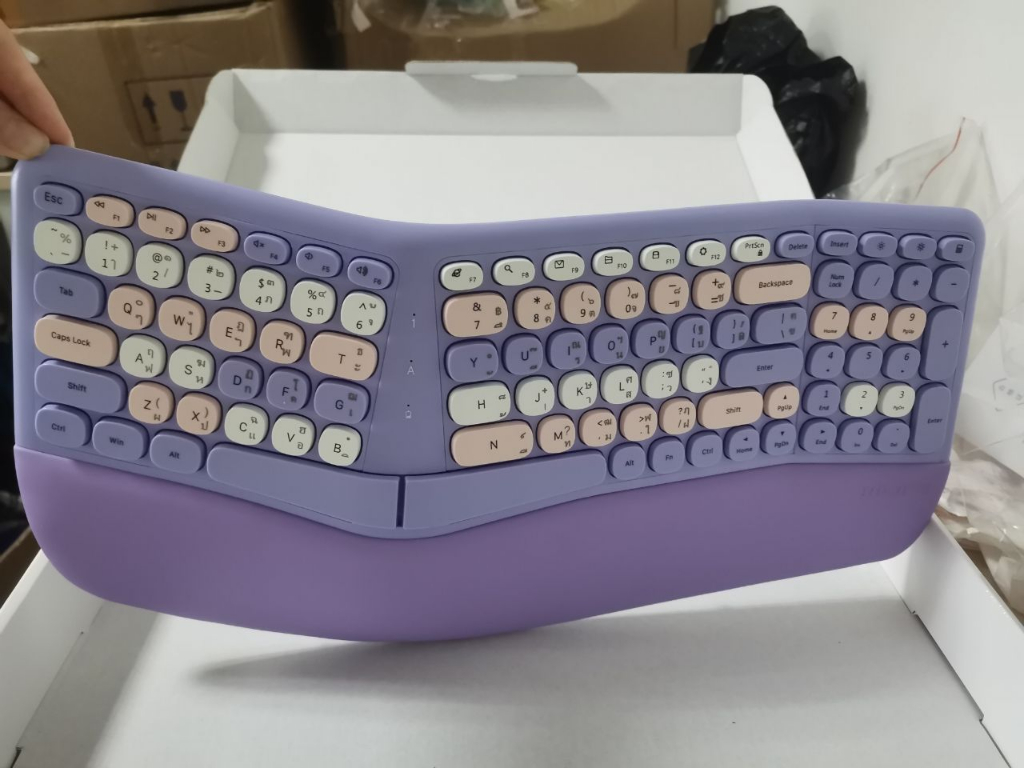 Mofii Ergonomic Wireless Keyboard Mouse 2.4G Keyboard and Mouse Combo ...