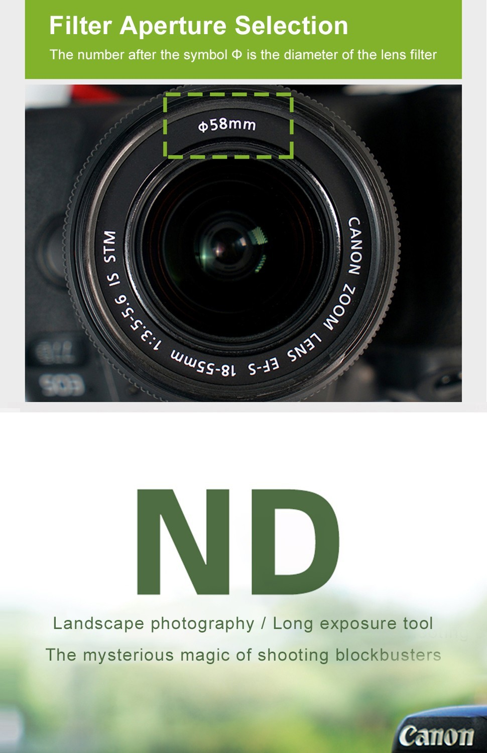 ND Filter Neutral Density Filter ND2 ND4 ND8 37mm 40.5mm 43mm 46mm 49mm 52mm 55mm 58mm 62mm 67mm ...