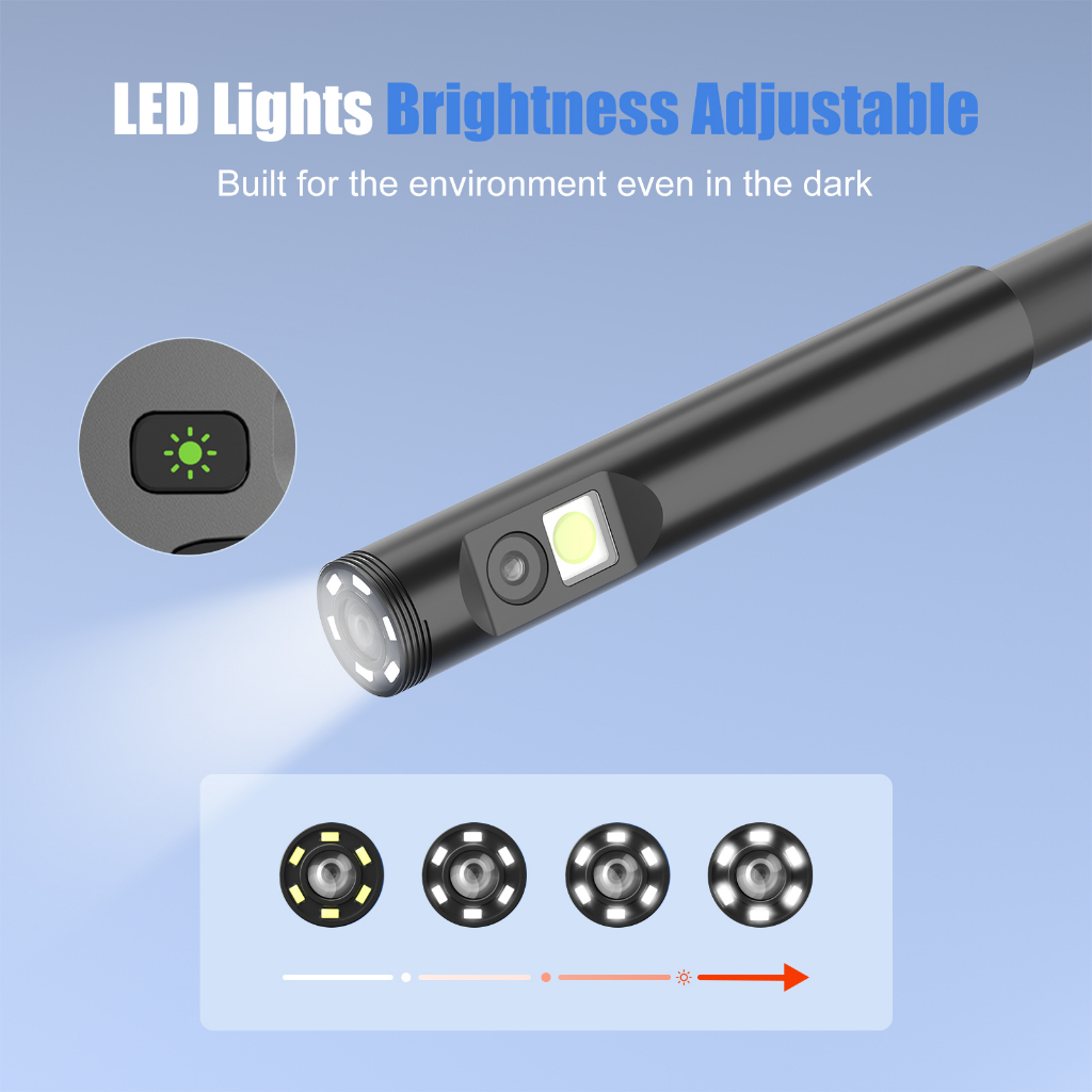 4.5-inch IPS Color Screen Endoscope Single&Dual Camera Waterproof ...