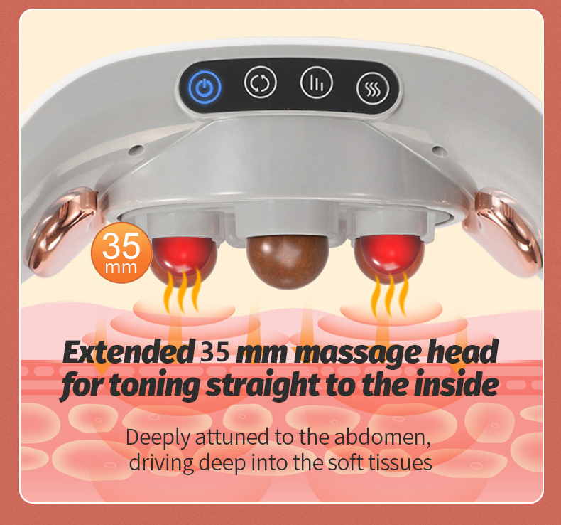 Jinkairui Belly Massage Machine Abdominal Massager Stone Needle Waist ...