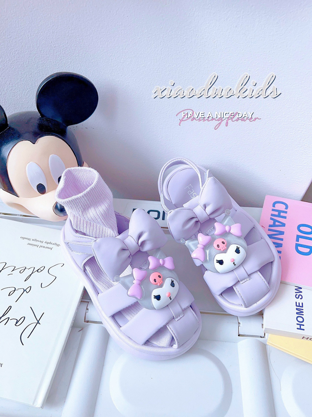 Ready Stock Kids Sandals Cartoon Kuromi Sandals Girl Sandals Princess ...