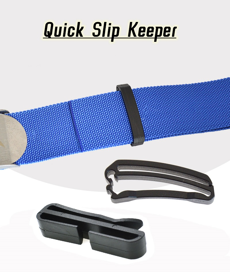 12 Pcs/Pack Quick Slip Keeper Buckle End Clip Slider Black For Molle ...