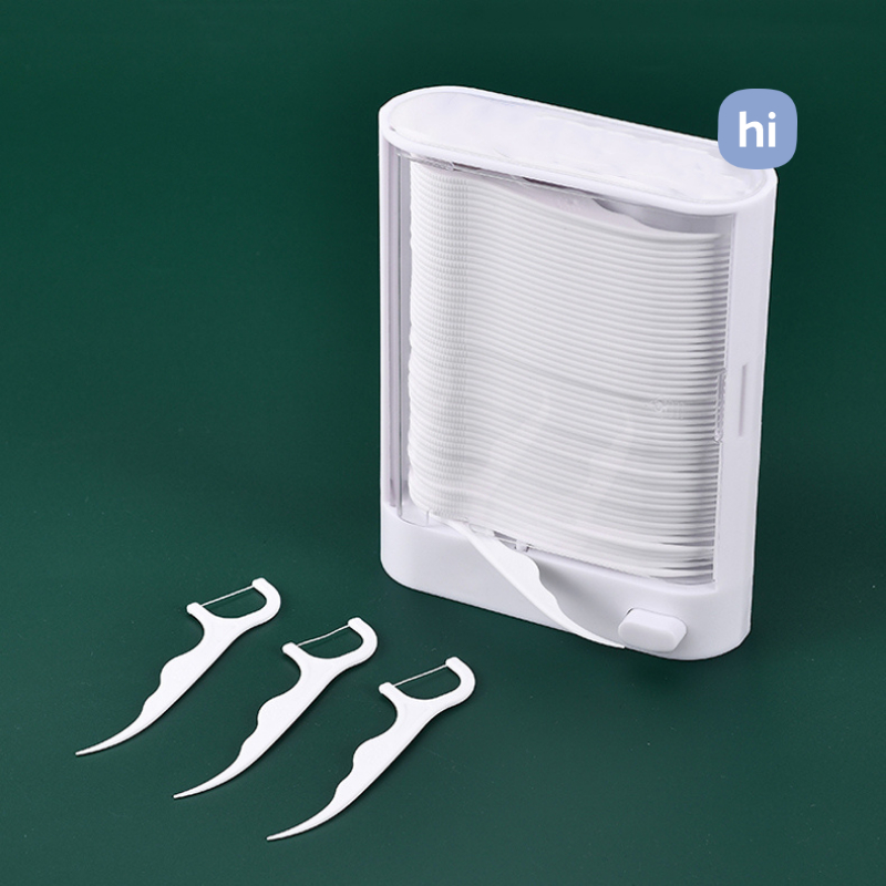 HI HOMES Automatic Dental Floss Box Dental Floss Rod Supplement Box ...