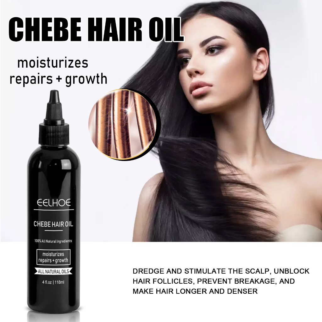 Eelhoe Chebe Hair Oil Anti Hair Loss Scalp Tonic Promotes Hair Growth ...