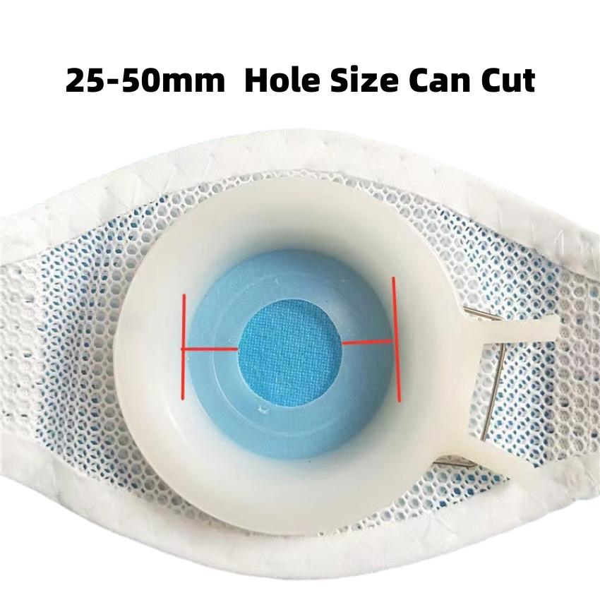 100Pcs Colostomy Bags with Ostomy Belt Colostomy Waist Band Silicone ...