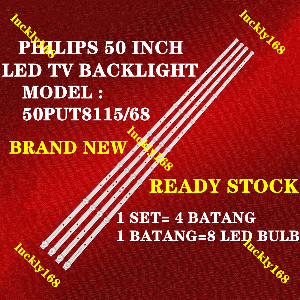 50PUT8115/68 PHILIPS 50 INCH LED TV BACKLIGHT ( LAMP TV ) 50PUT8115 ...