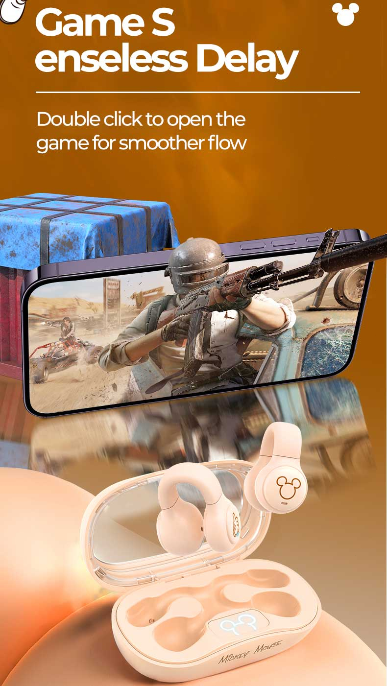 Disney Bone Conduction Bluetooth Headphone with Mic Android/iOS DN12 ...