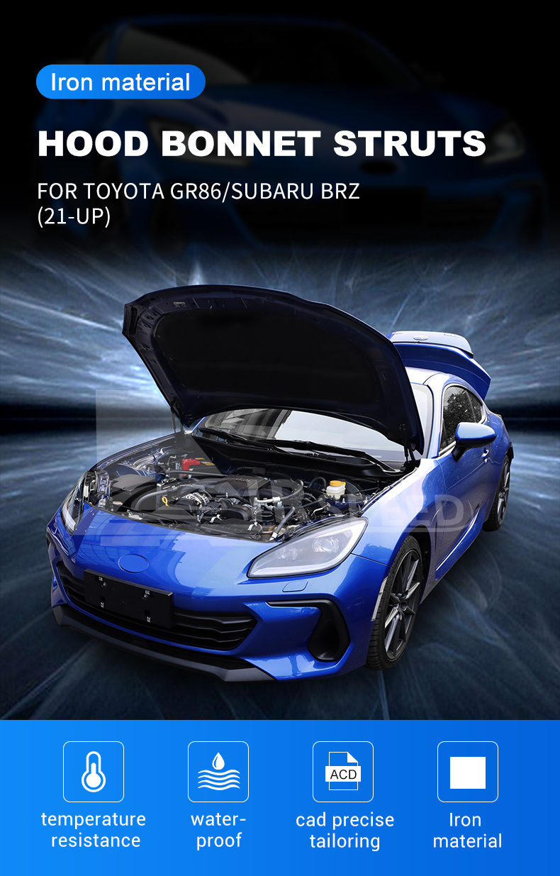 Hood Bonnet Struts for Toyota GR86 Subaru BRZ 2021-2023 Hood Hydraulic ...