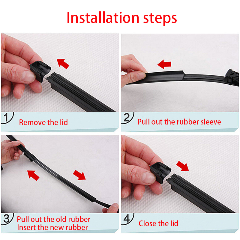 1Pcs Wiper Refill Replacement Rubber For TOYOTA BMW BENZ | Shopee Malaysia