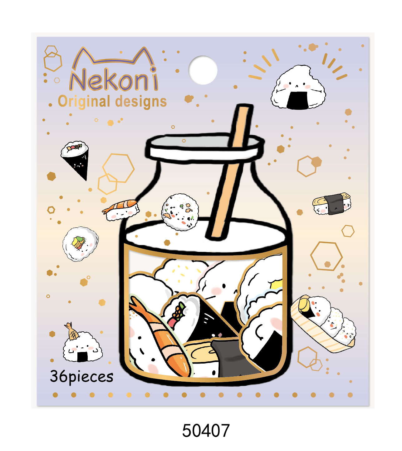 KKV X NEKONI Koniwa Series Sticker Kawaii Animals PVC Waterproof ...