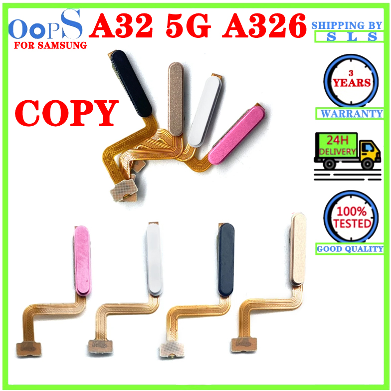 For Samsung A32 5G A326 Fingerprint Sensor Power Button Flex Side Key ...