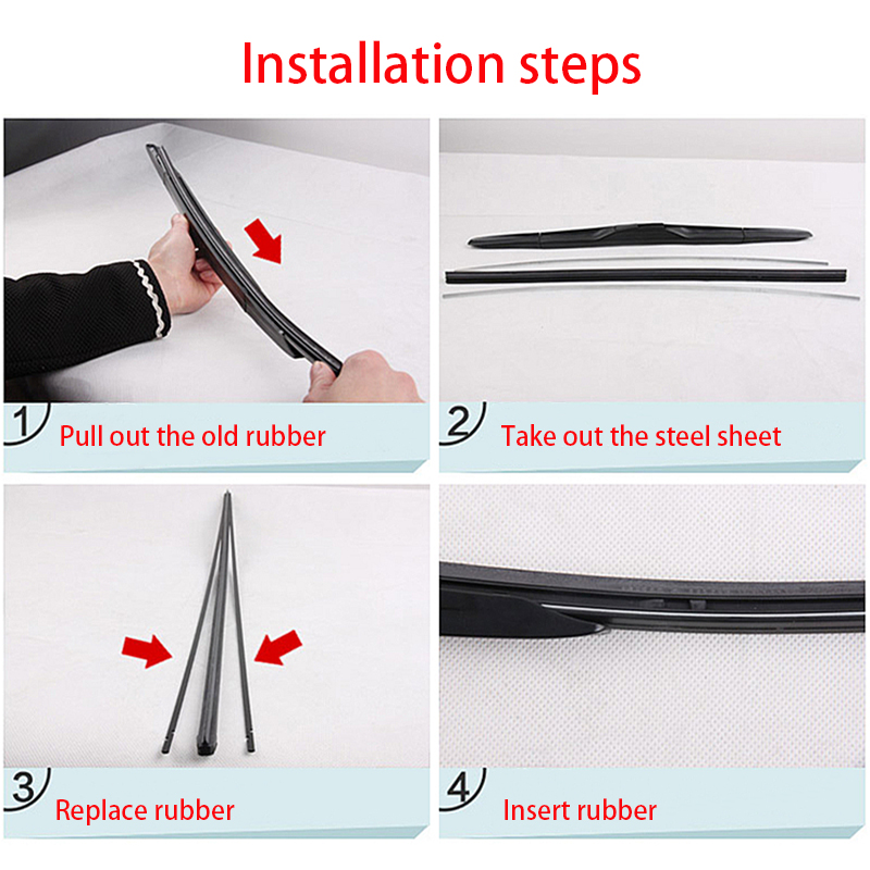 1Pcs Wiper Refill Replacement Rubber For TOYOTA BMW BENZ | Shopee Malaysia