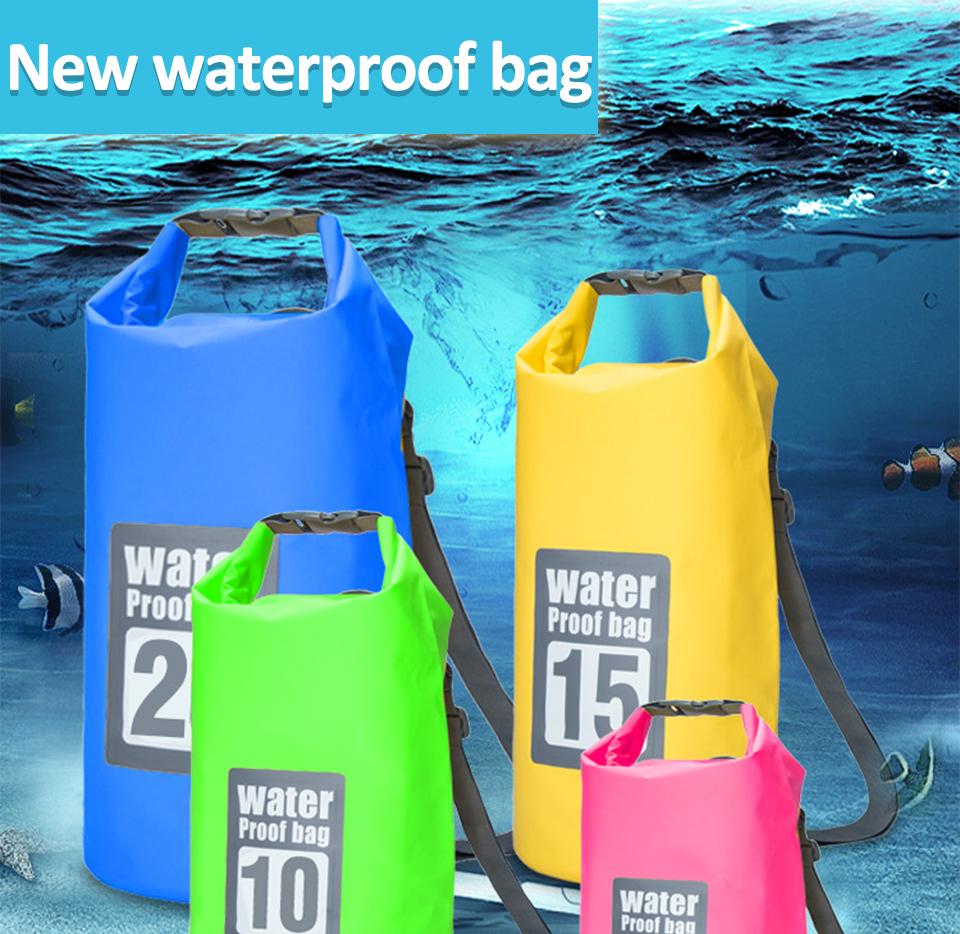 5L/10L/15L/20L 30L Outdoor Floating Waterproof Dry Bags Storage Dry Sack Bag Swimming Beach ...